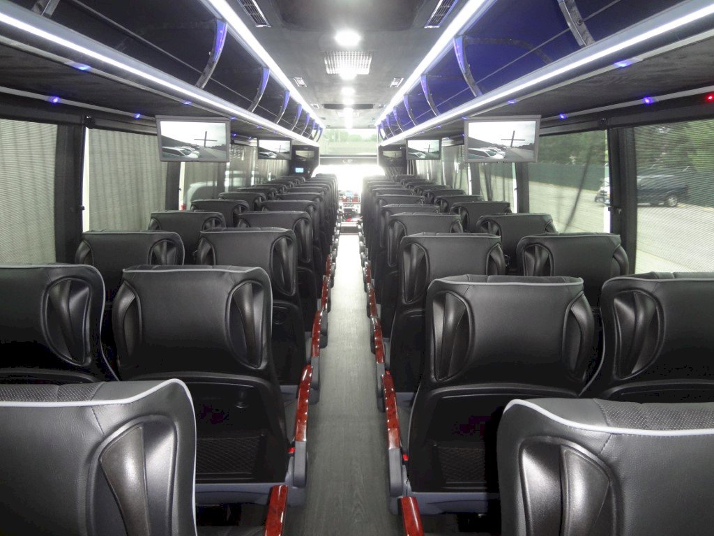 52 Passenger Coach Bus 52 Passengers American Choice Chauffeured